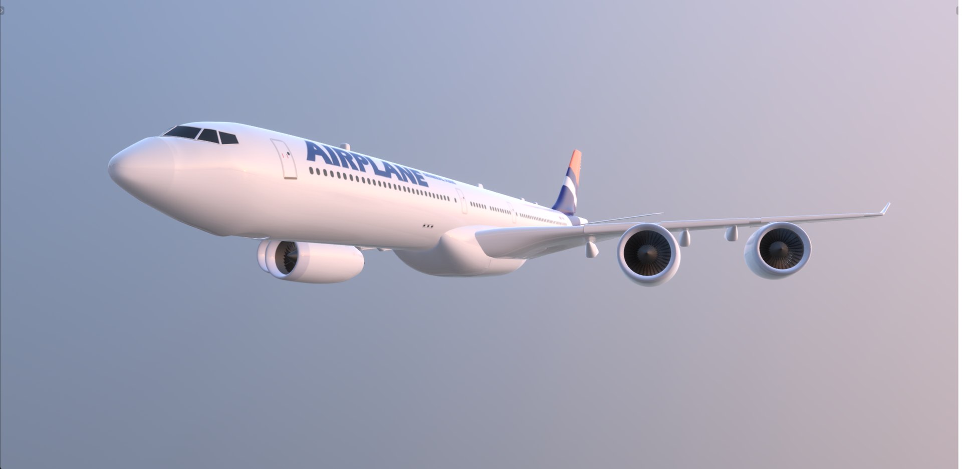 Generic Airplane 3D Model - TurboSquid 1936585