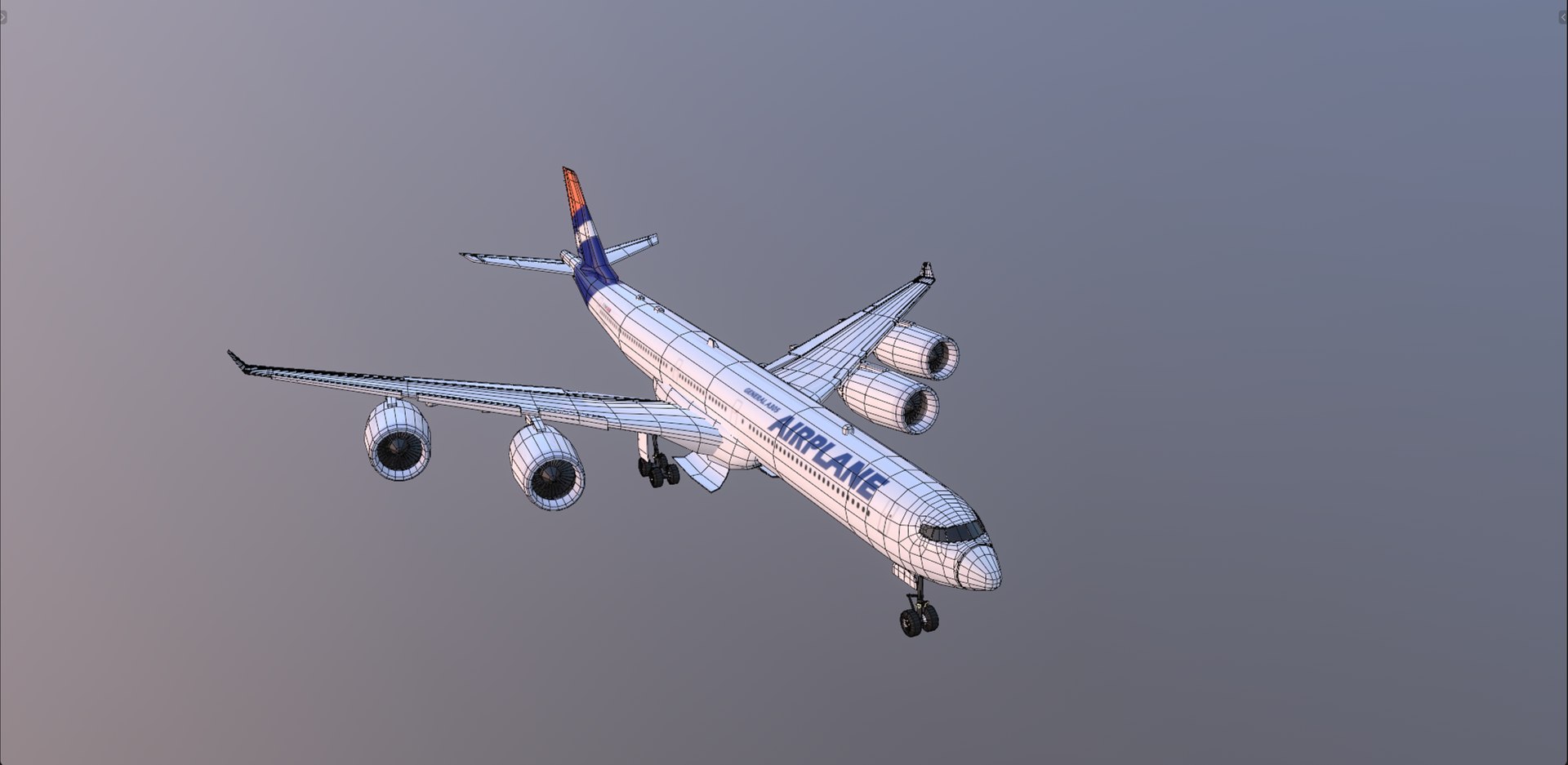 Generic Airplane 3D Model - TurboSquid 1936585