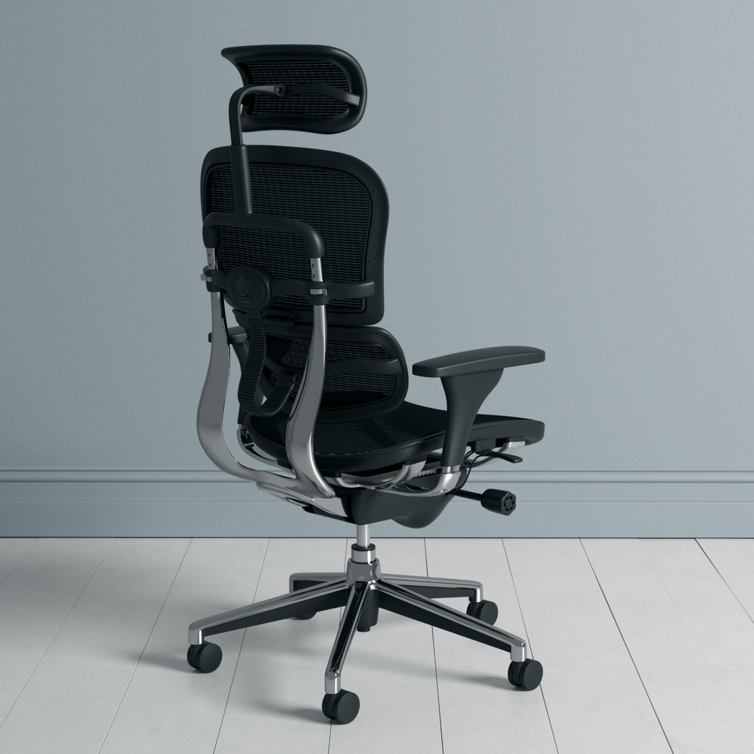 Ergo Human Swivel Chair Model - TurboSquid 1255501