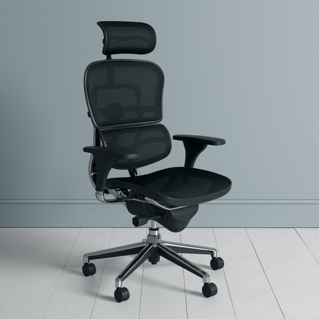 Ergo Human Swivel Chair Model - TurboSquid 1255501