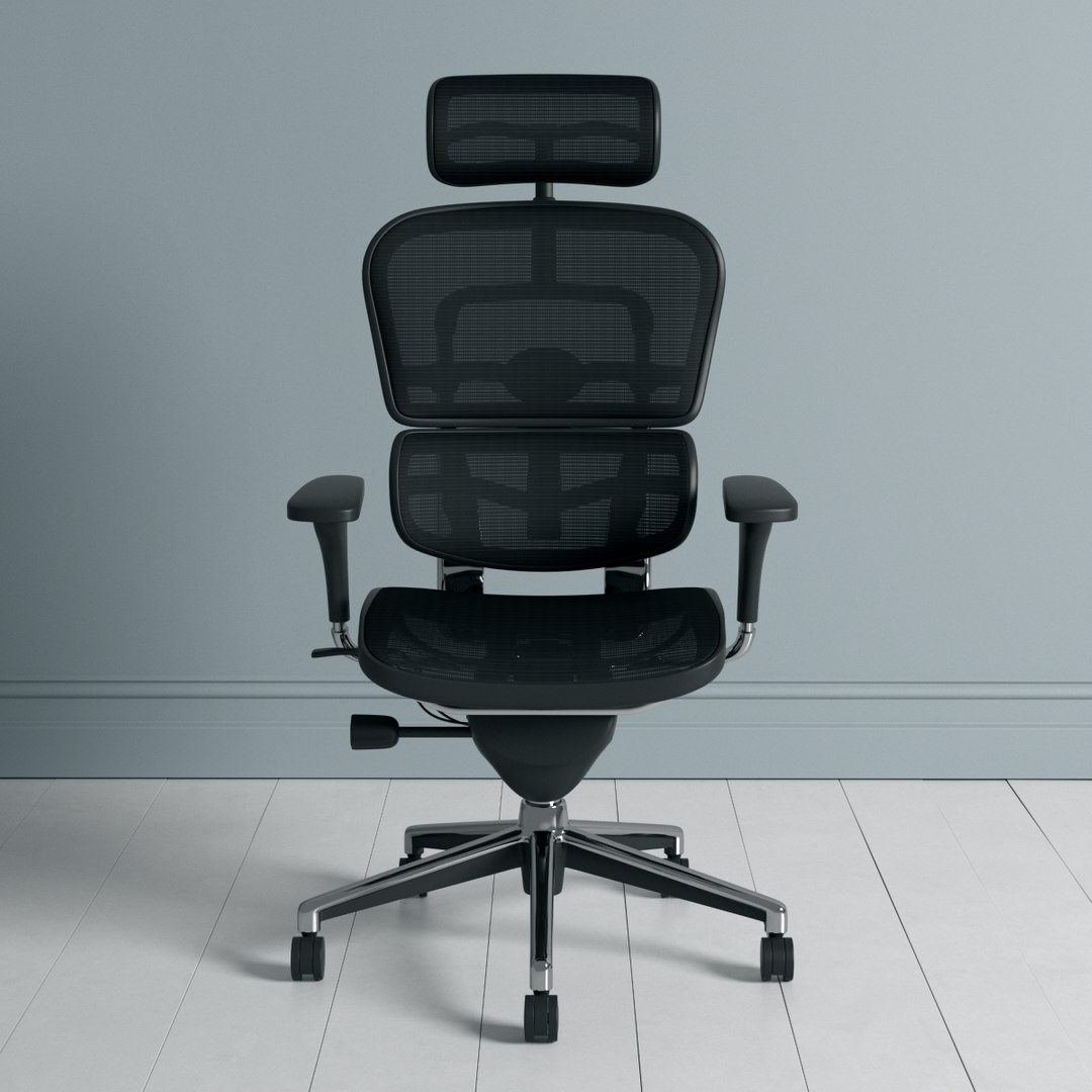 Ergo Human Swivel Chair Model - TurboSquid 1255501