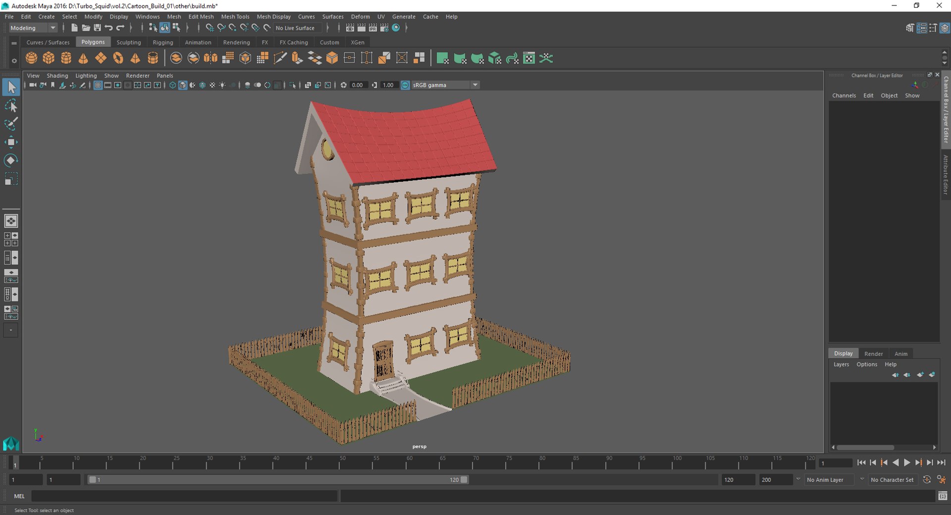 3D cartoon build 01 model - TurboSquid 1289237