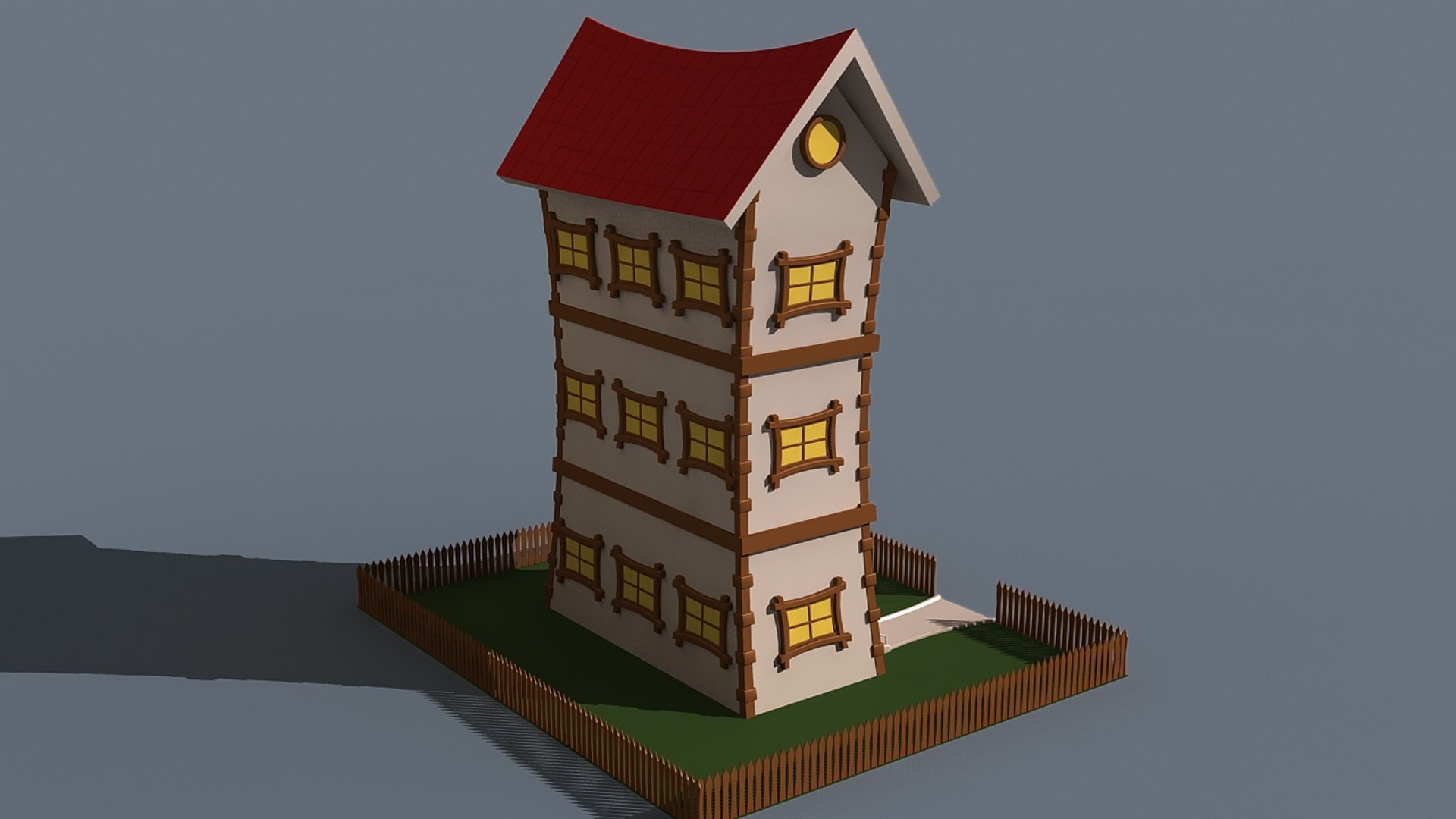 3D cartoon build 01 model - TurboSquid 1289237