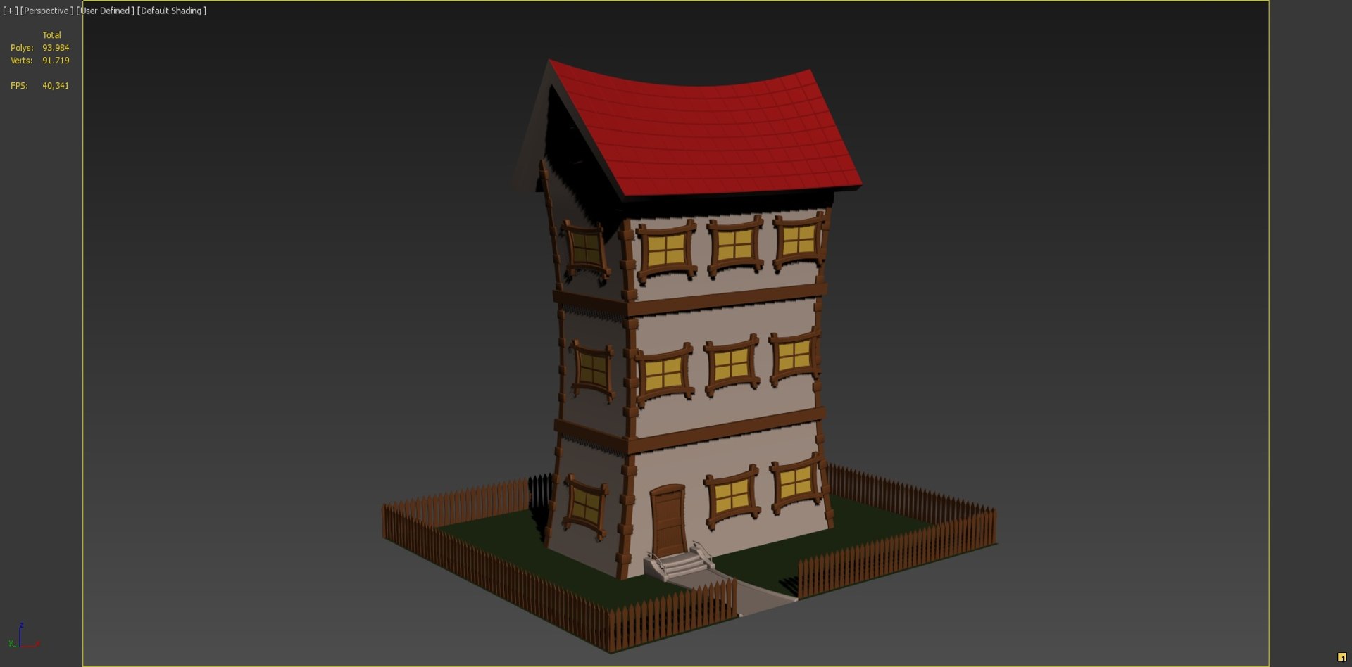 3D cartoon build 01 model - TurboSquid 1289237