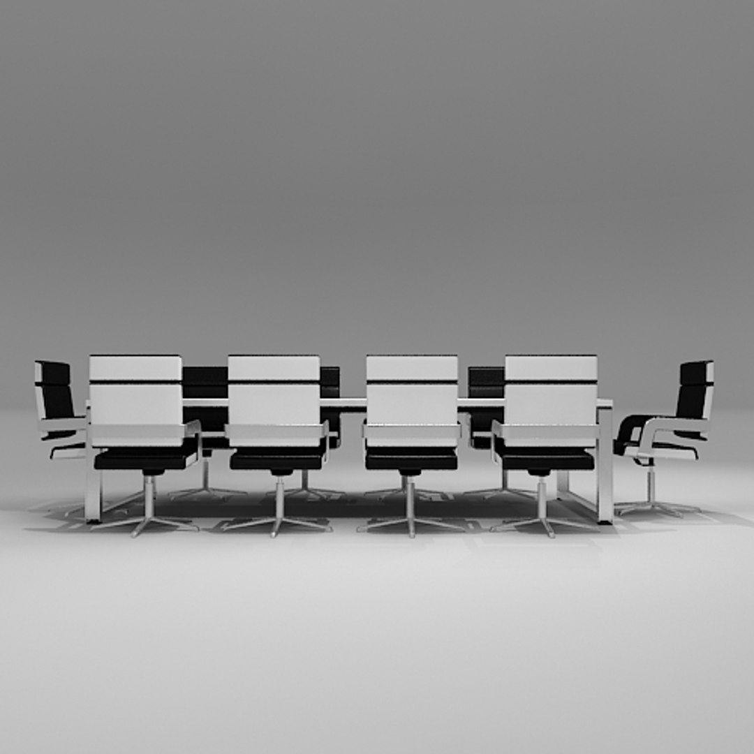 Charta Conference Chair 3d Model