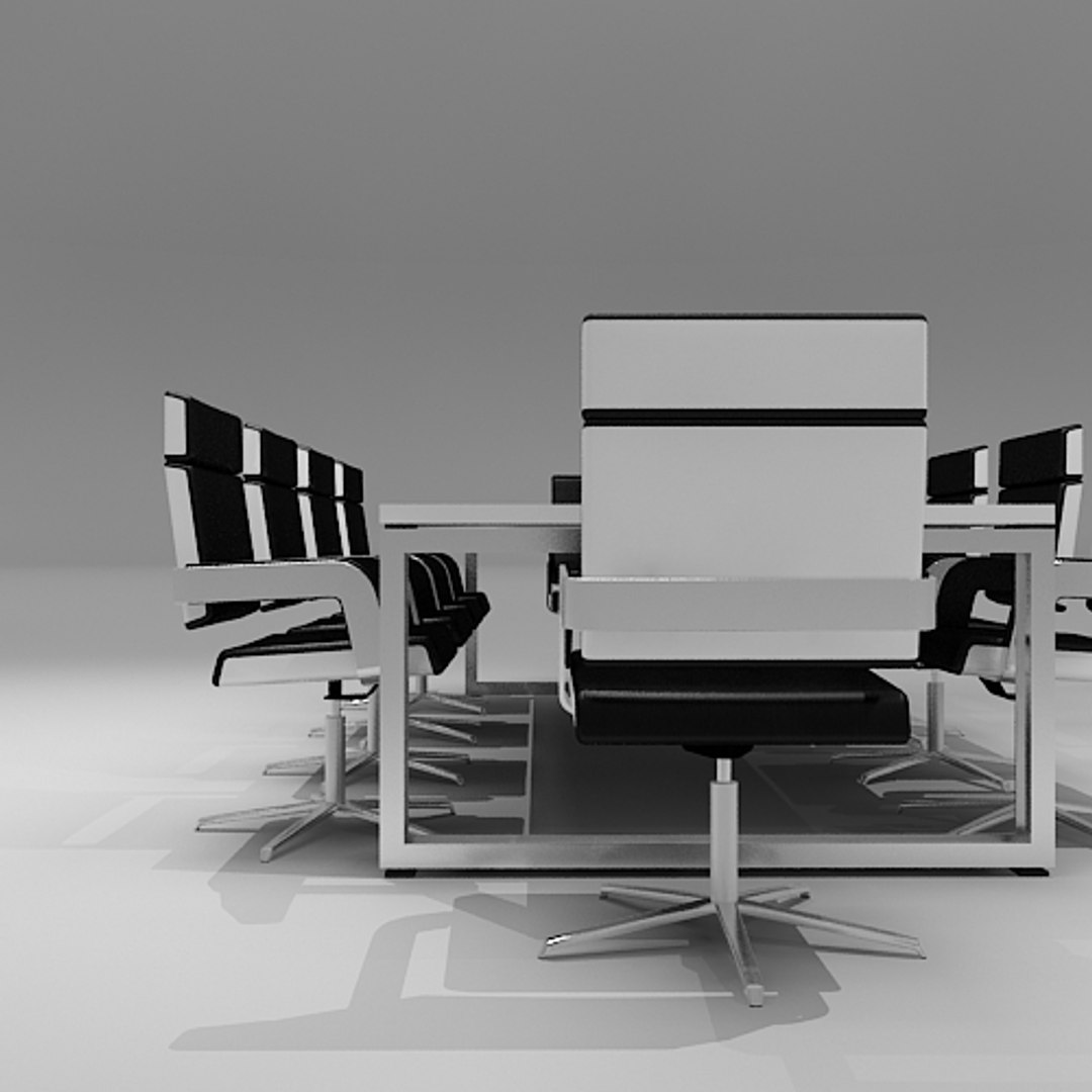 Charta Conference Chair 3d Model