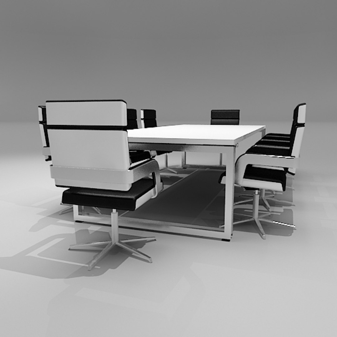 Charta Conference Chair 3d Model