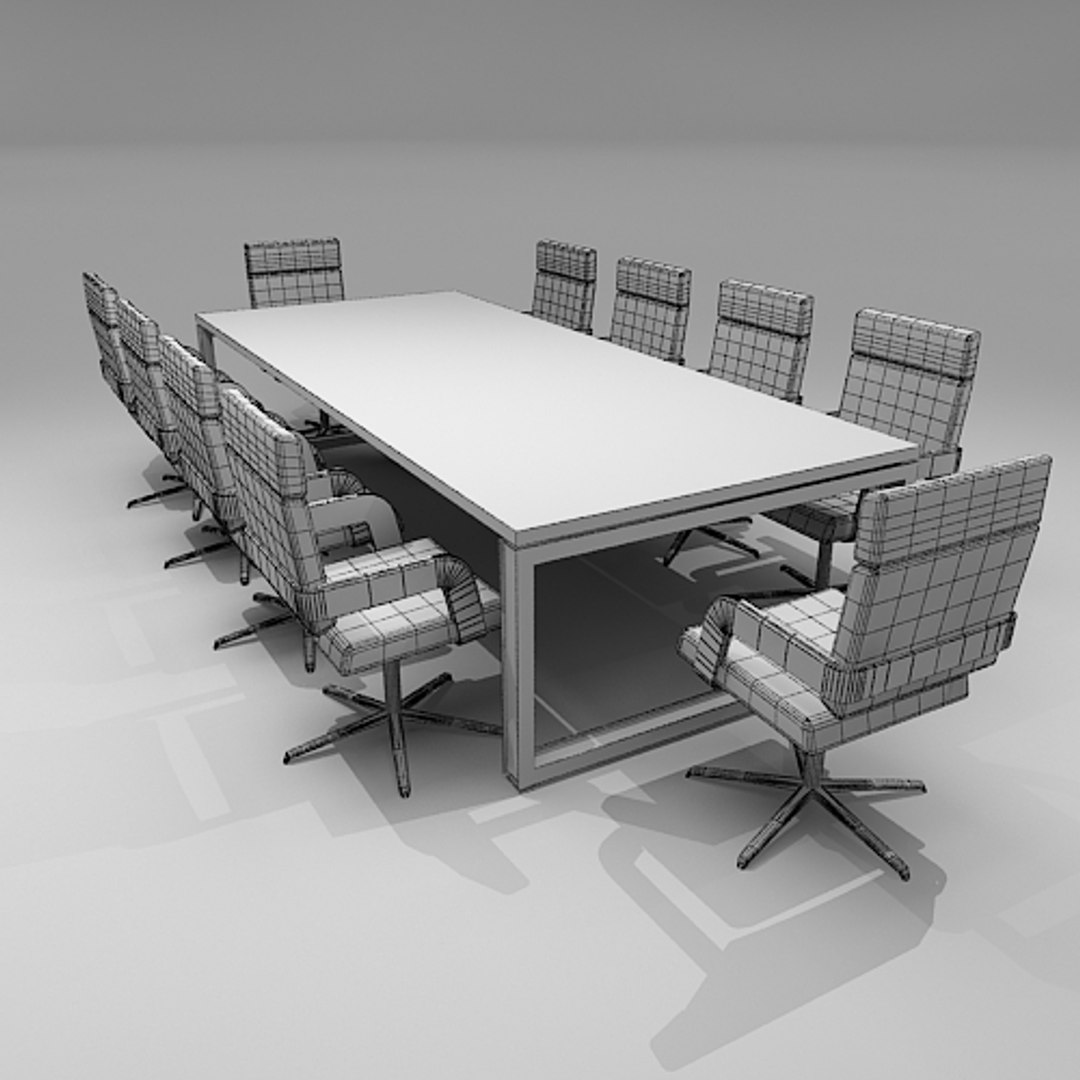 Charta Conference Chair 3d Model
