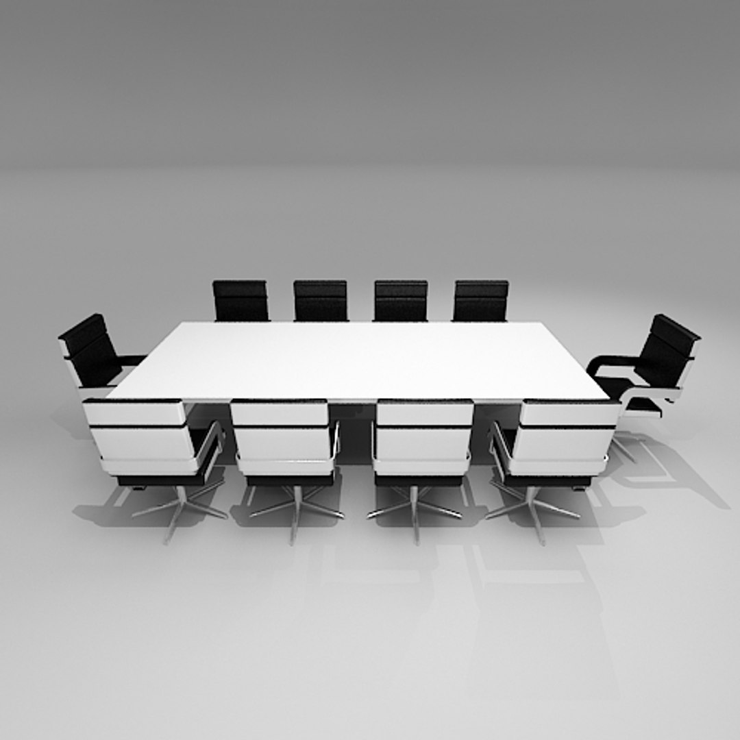 Charta Conference Chair 3d Model