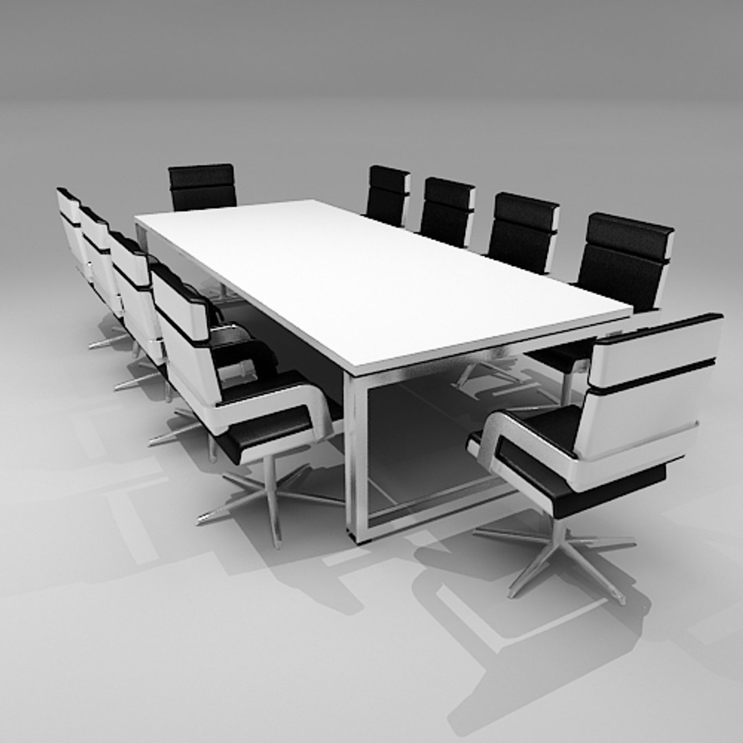 Charta Conference Chair 3d Model