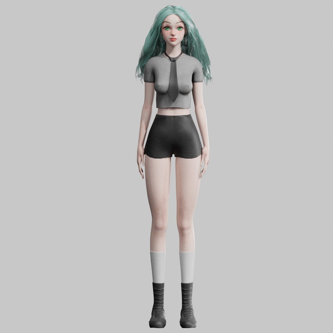 Pretty Standard Woman V37879 3D Model - TurboSquid 2278044
