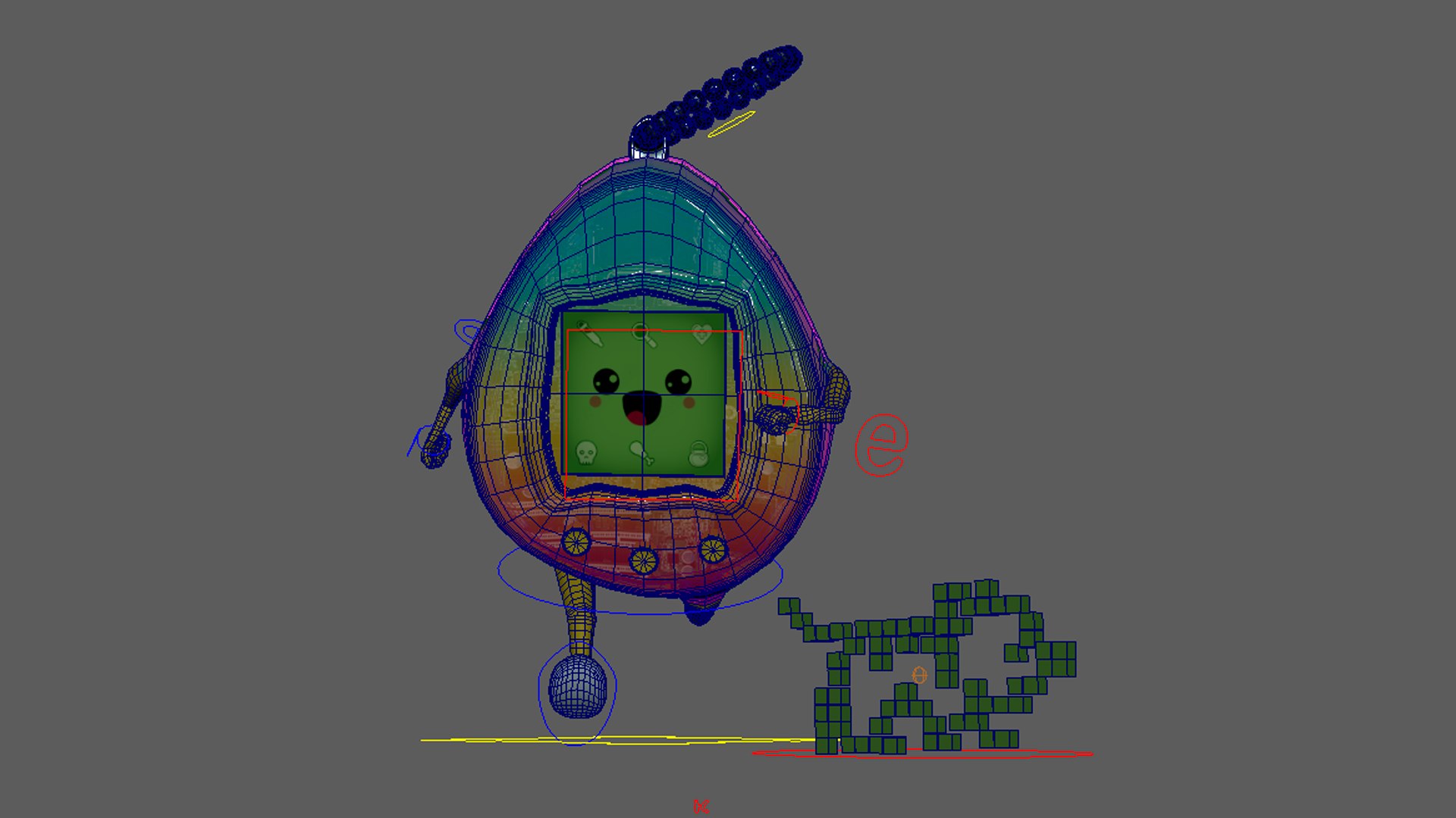 Tamagotchi 3D Model - TurboSquid 1952497