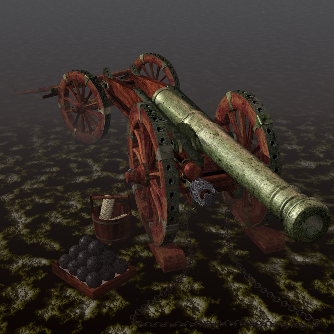 Italian Venice Culverin - 3d Max