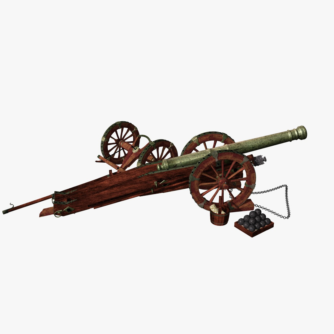 Italian Venice Culverin - 3d Max