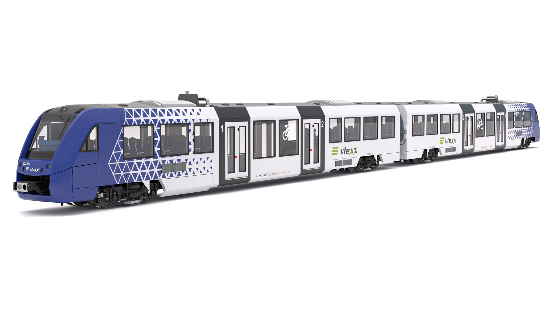 3D Vlexx Alstom Coradia LINT 54 Train Model - TurboSquid 2345896