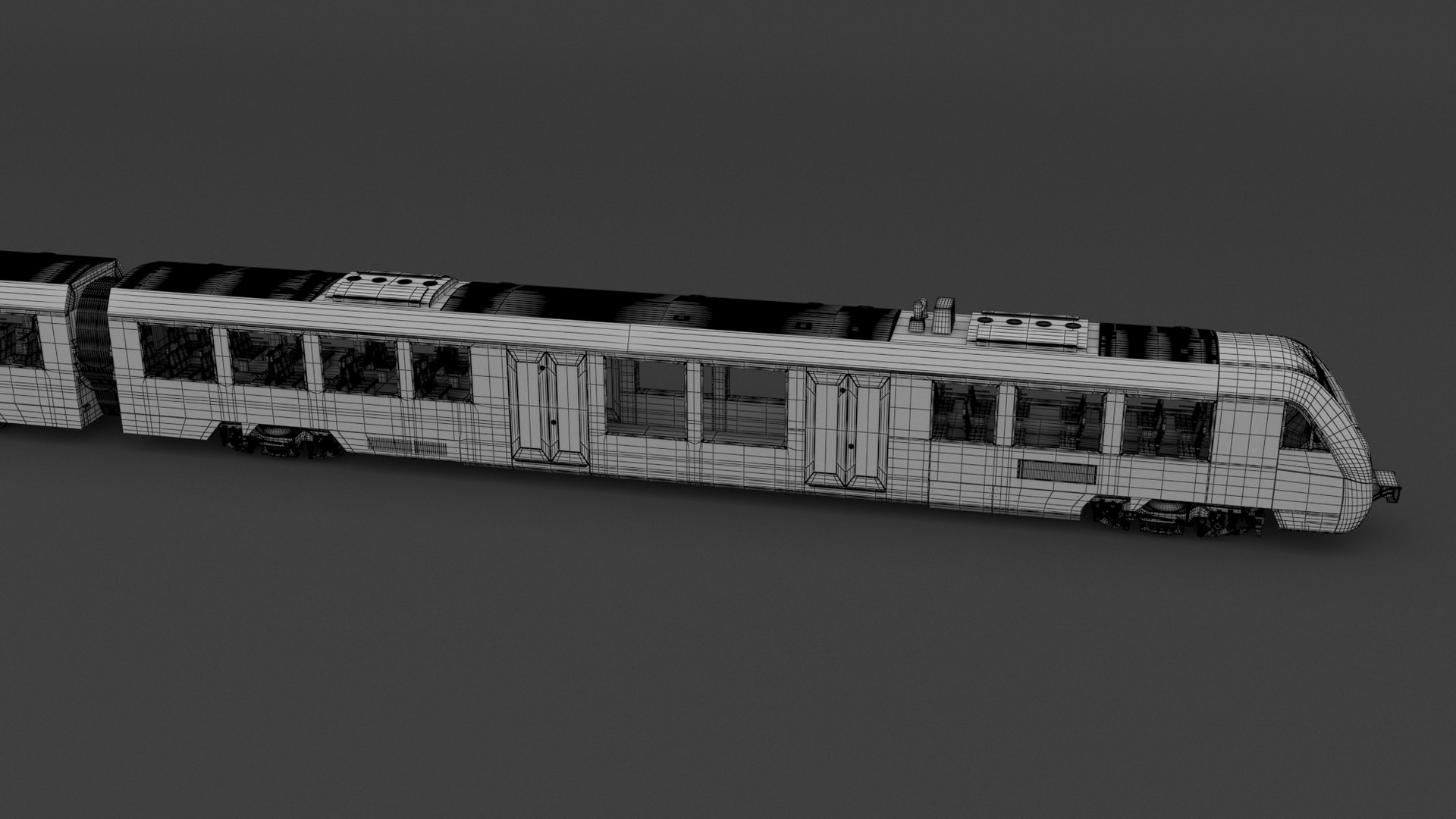 3D Vlexx Alstom Coradia LINT 54 Train Model - TurboSquid 2345896