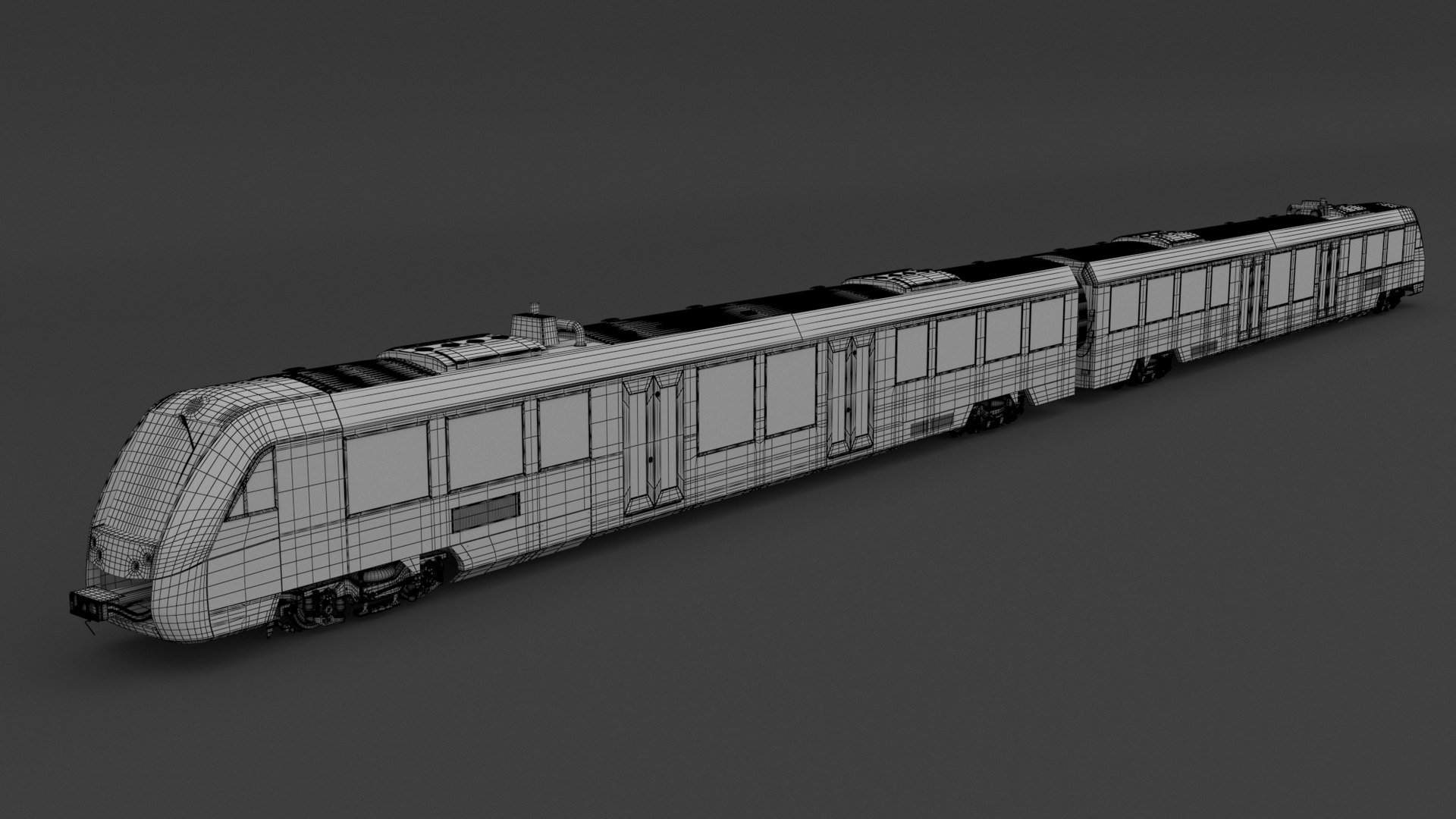 3D Vlexx Alstom Coradia LINT 54 Train Model - TurboSquid 2345896