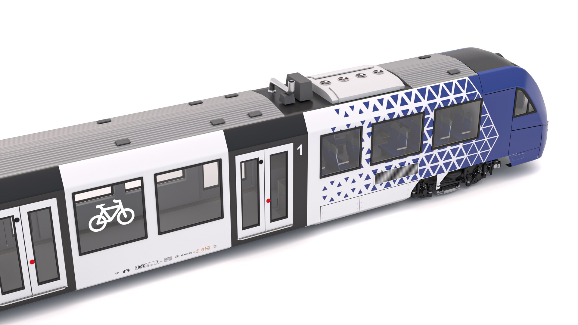 3D Vlexx Alstom Coradia LINT 54 Train Model - TurboSquid 2345896