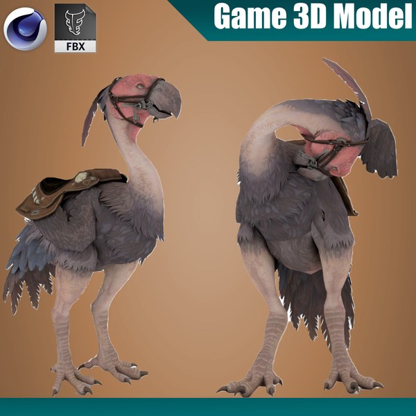 3D Axebeak Models | TurboSquid