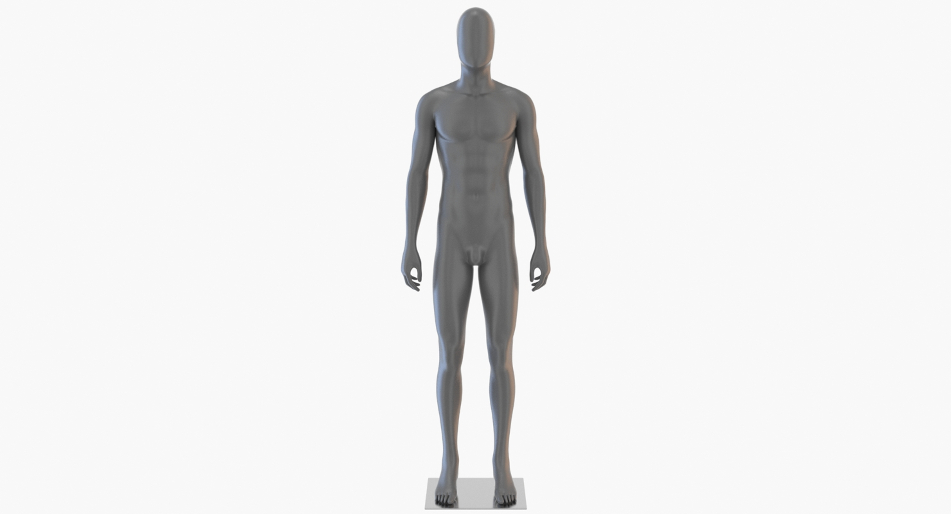 3D Model Male Mannequin Neutral Pose - TurboSquid 1419468