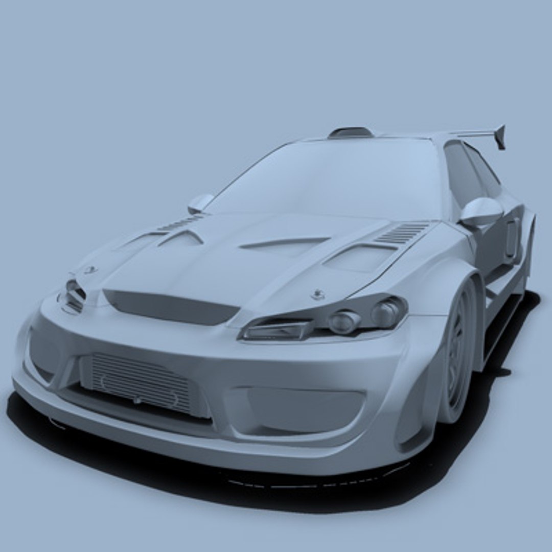 92-95 Honda Civic Eg6 3d Model