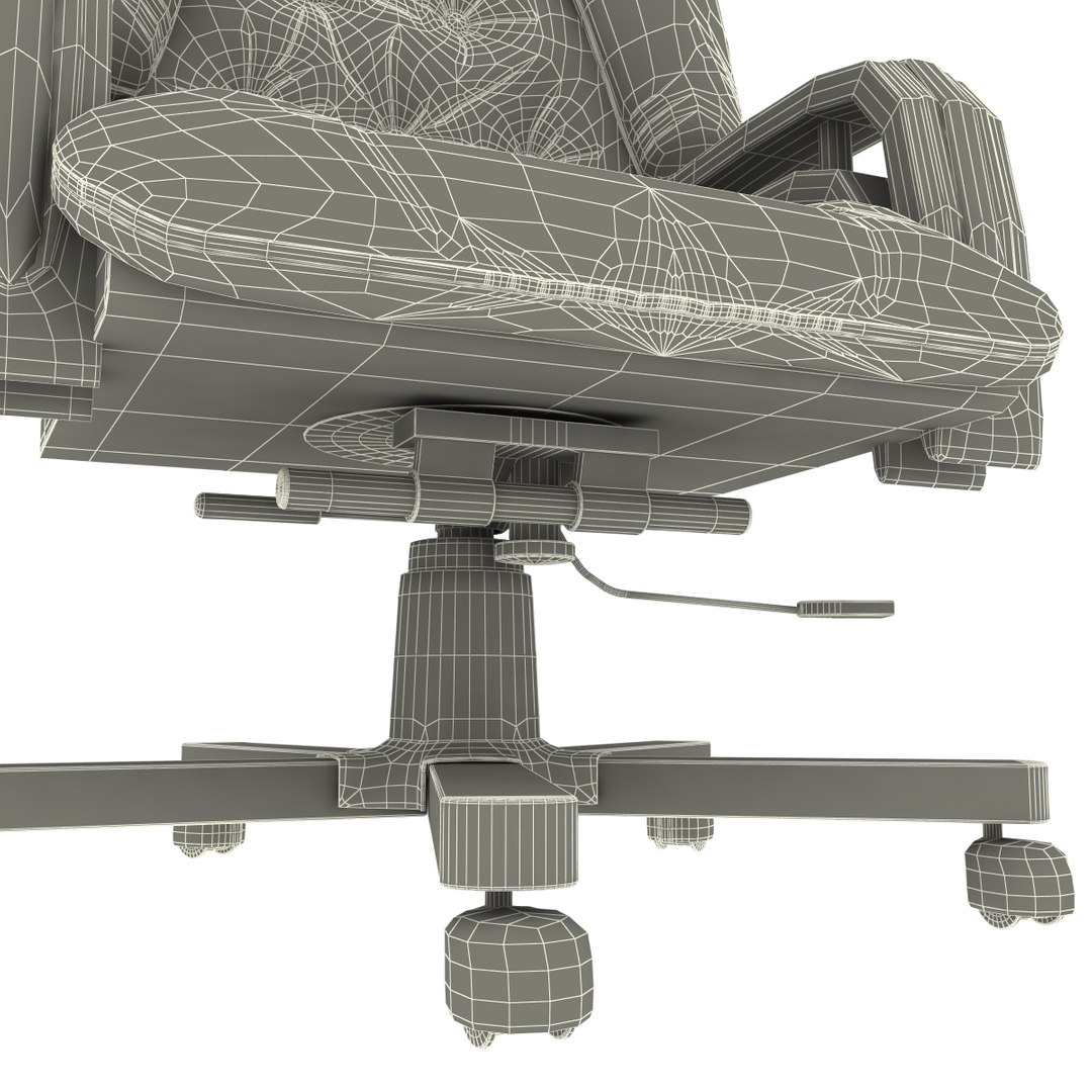 3d office chair v6 model