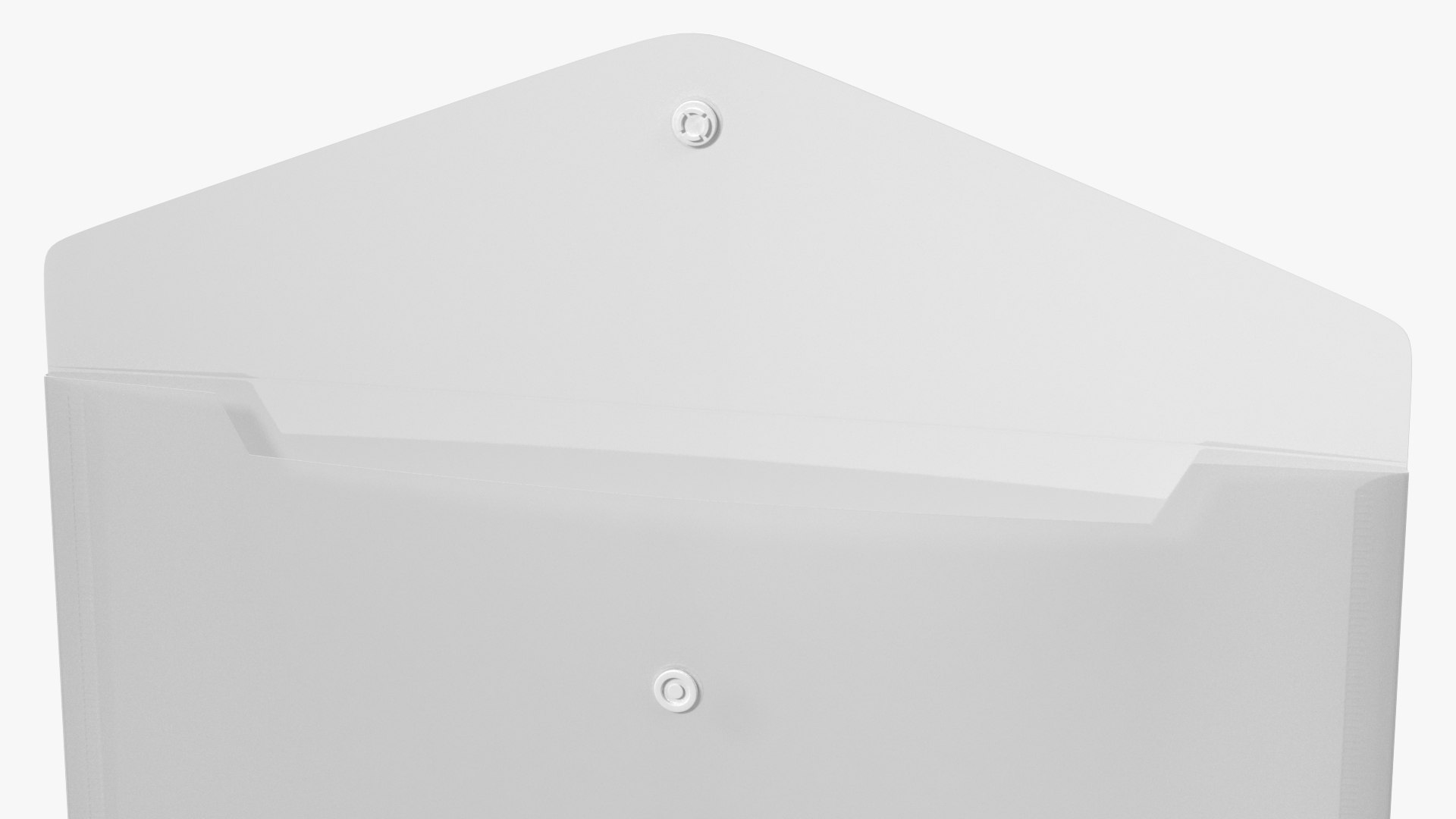 3D Clear Plastic Document Folder Open model - TurboSquid 1774705