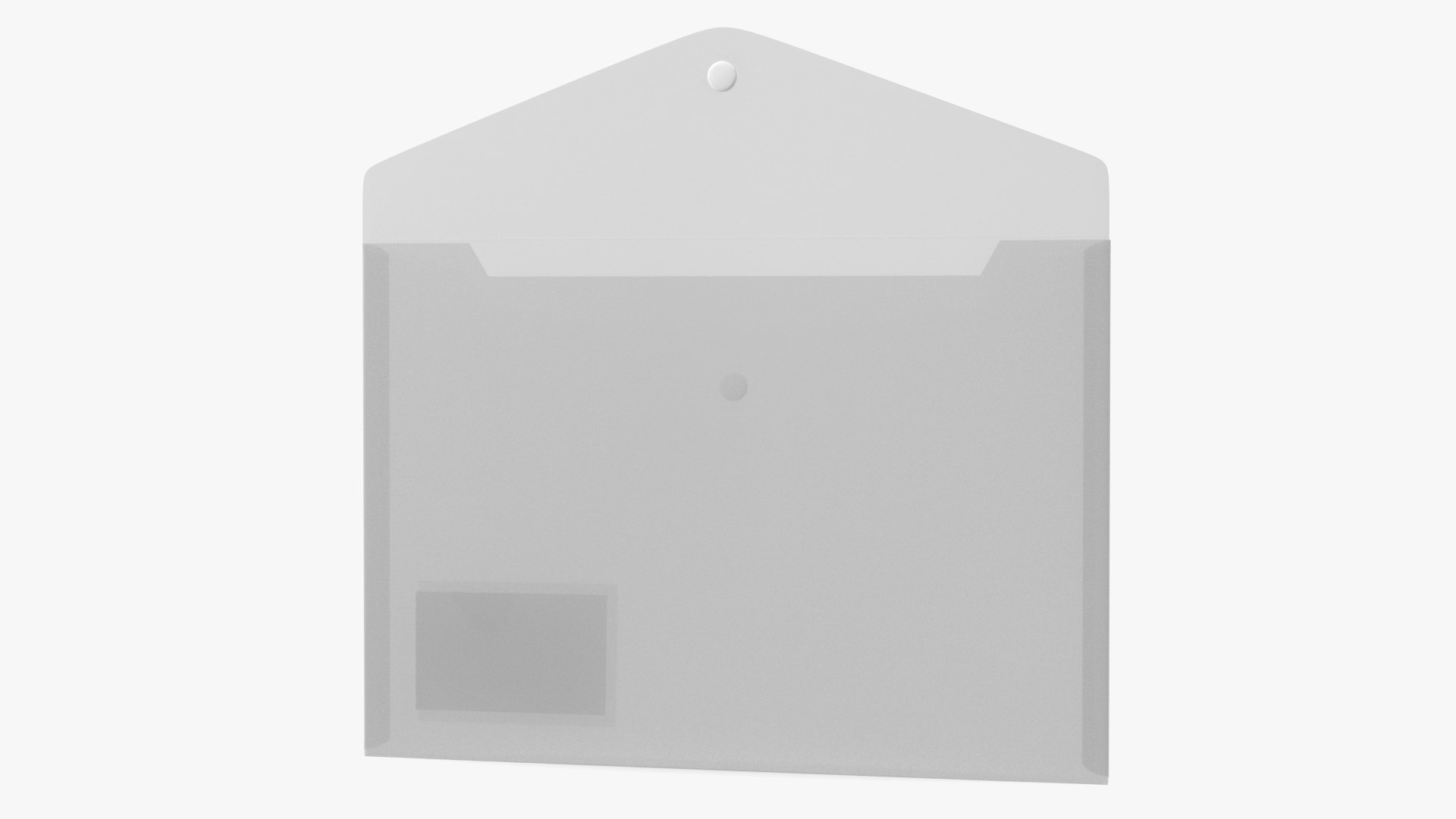3D Clear Plastic Document Folder Open model - TurboSquid 1774705