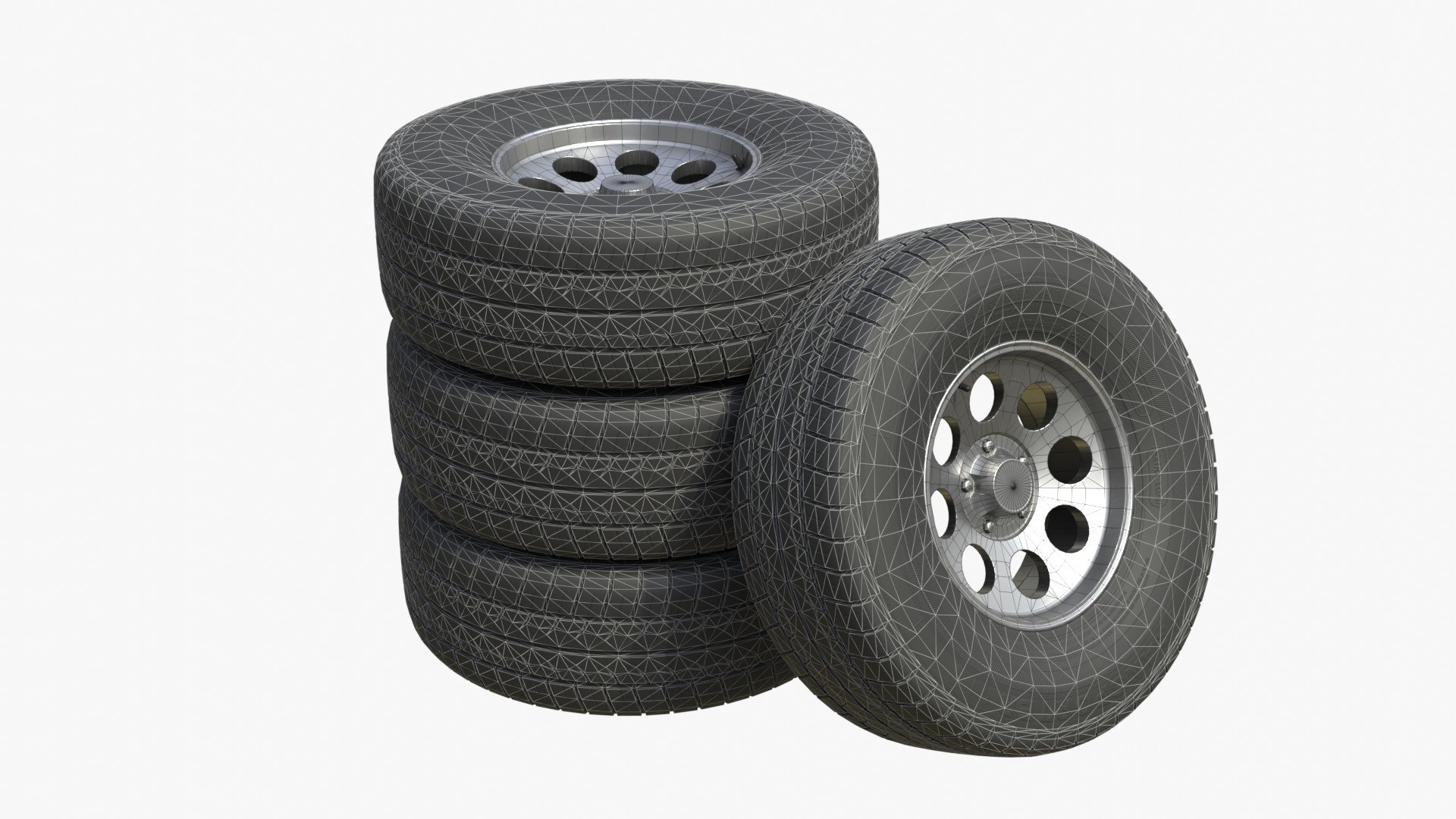 Generic Wheel 3D Model - TurboSquid 2415288