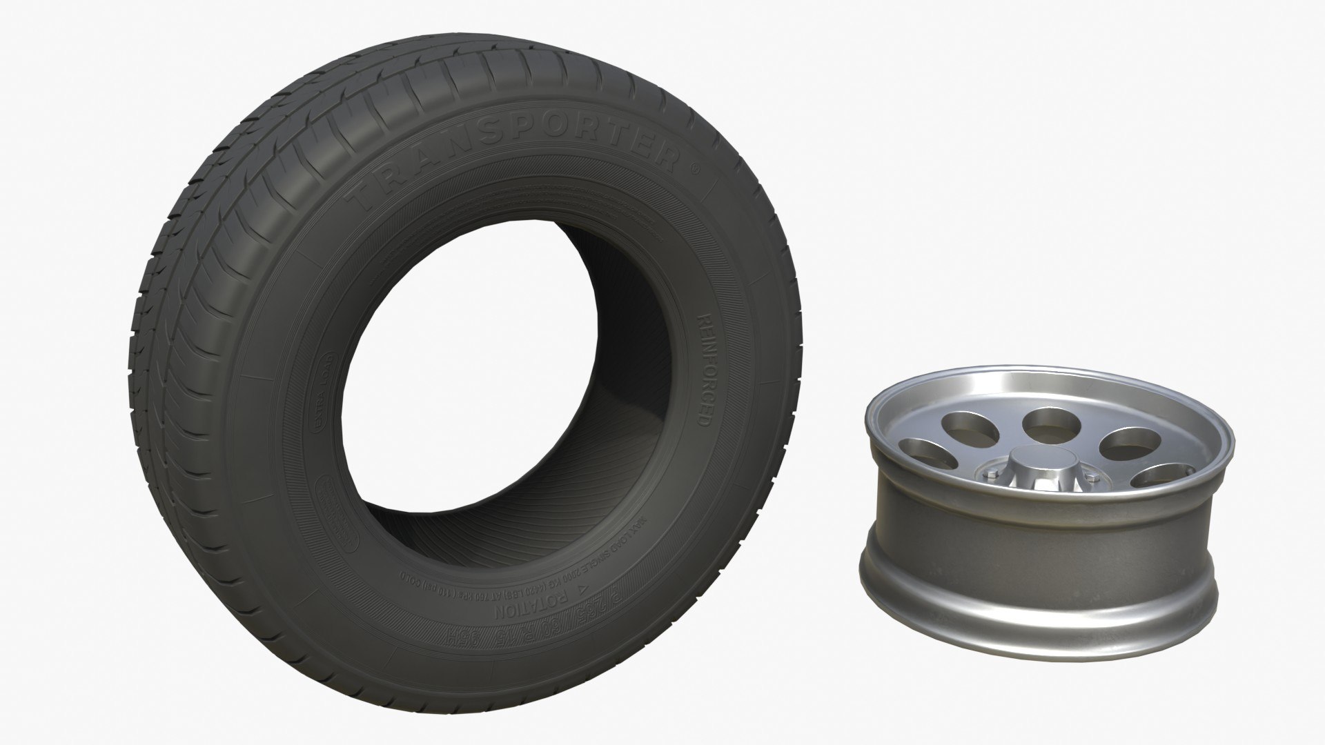 Generic Wheel 3D Model - TurboSquid 2415288