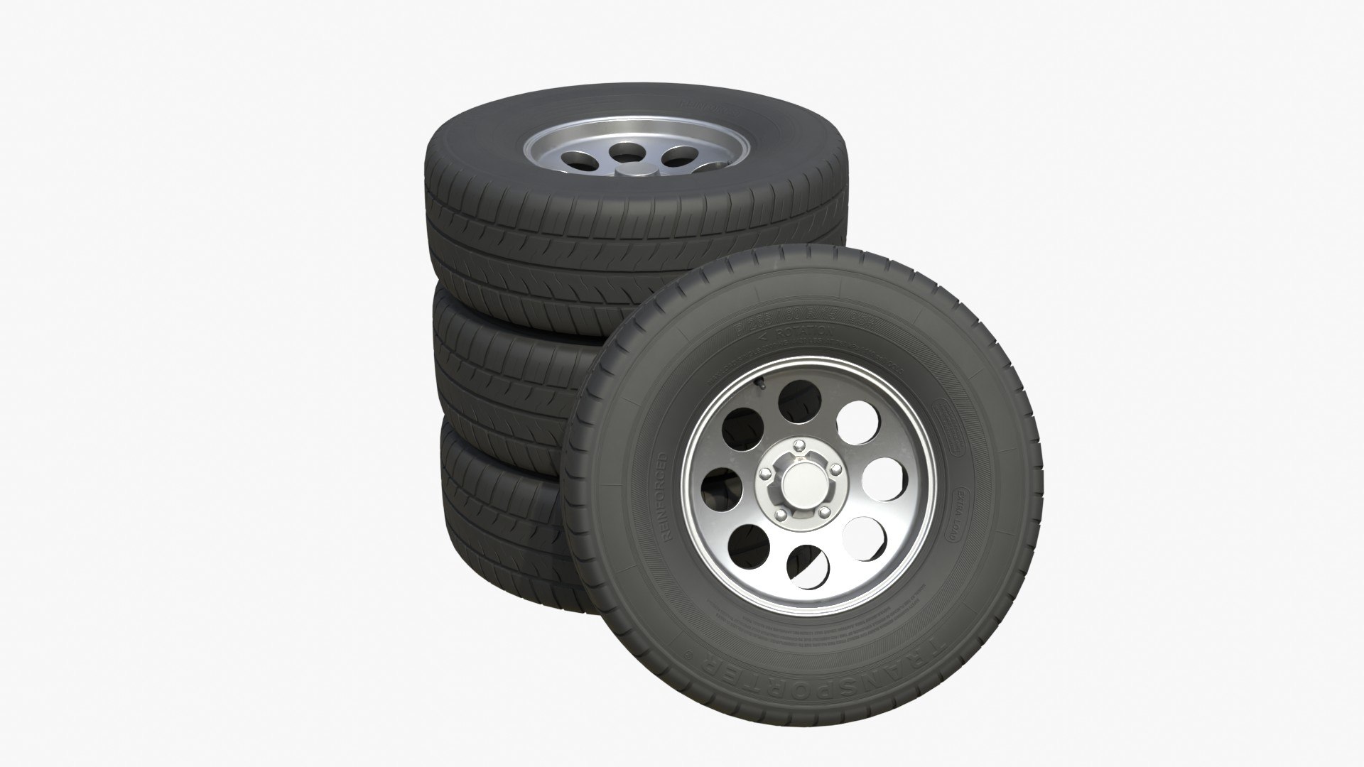 Generic Wheel 3D Model - TurboSquid 2415288