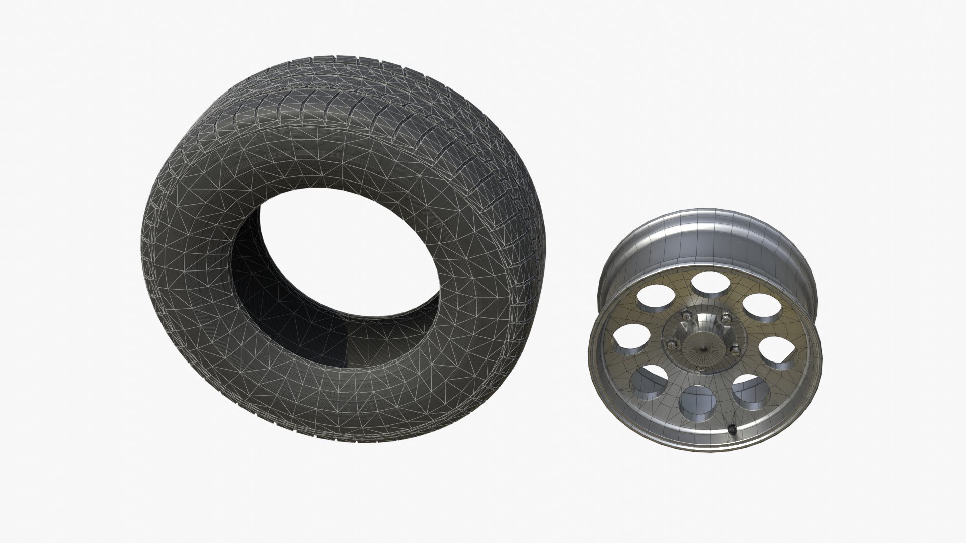 Generic Wheel 3D Model - TurboSquid 2415288