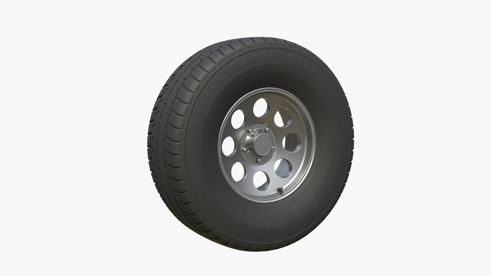 Generic Wheel 3D Model - TurboSquid 2415288
