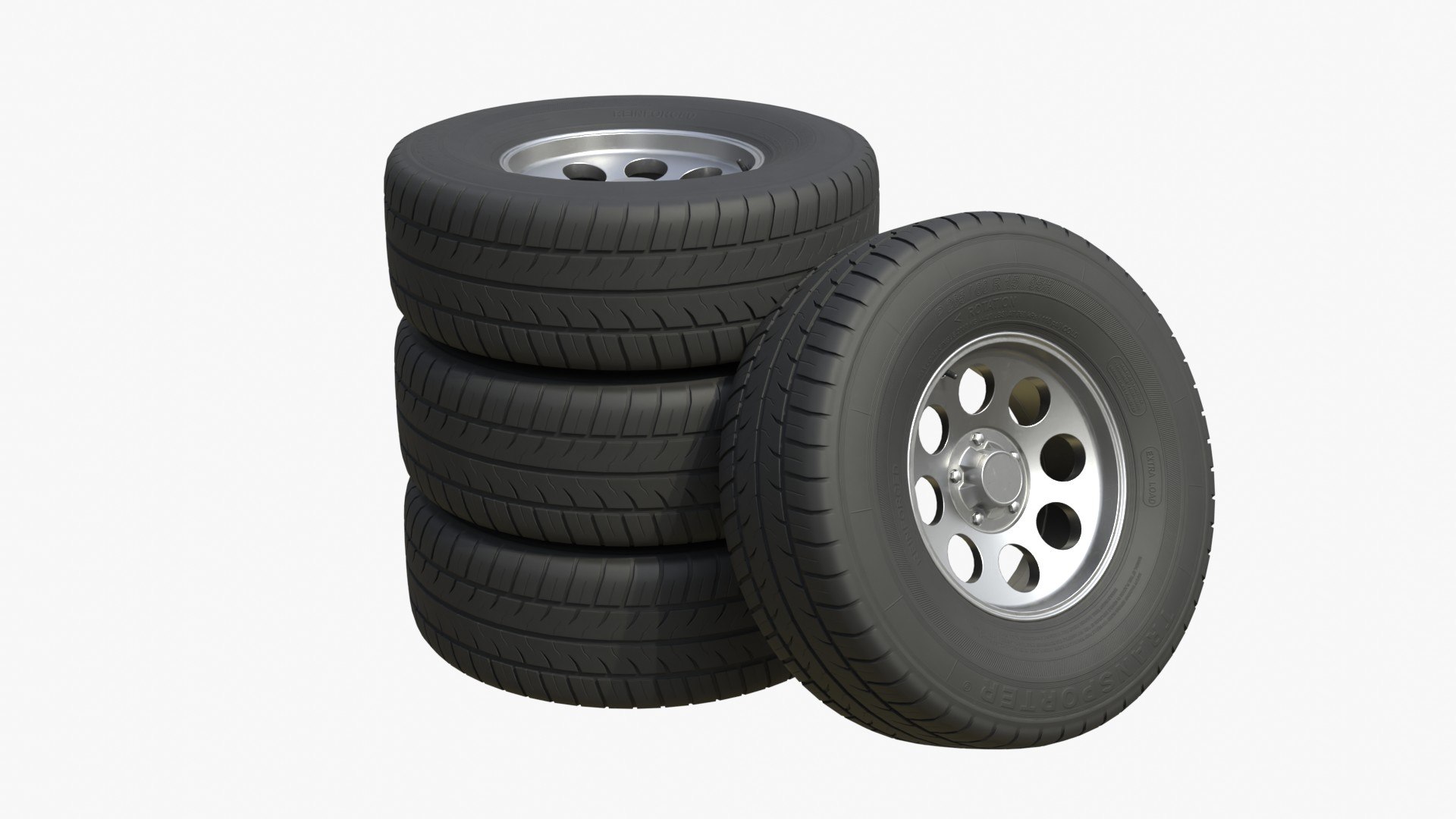 Generic Wheel 3D Model - TurboSquid 2415288