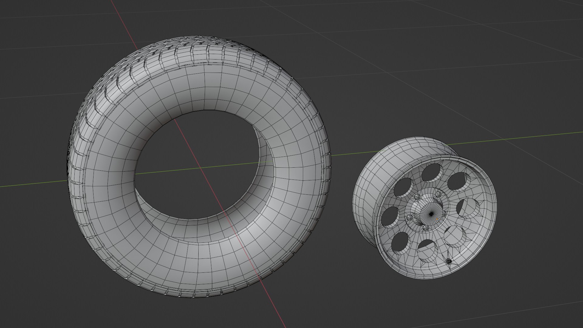 Generic Wheel 3D Model - TurboSquid 2415288