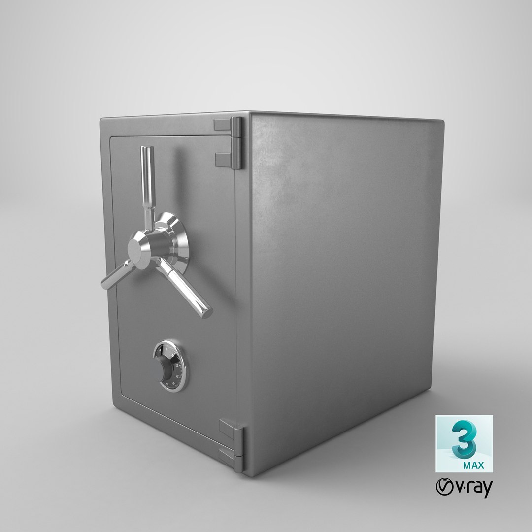 Real money safe 3D model - TurboSquid 1387763