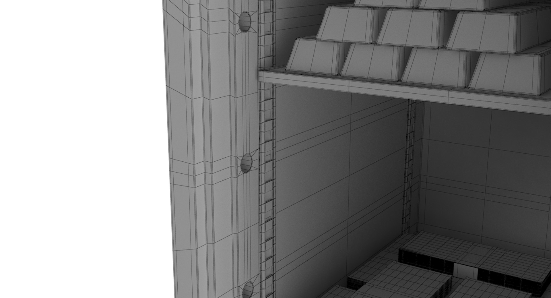 Real money safe 3D model - TurboSquid 1387763