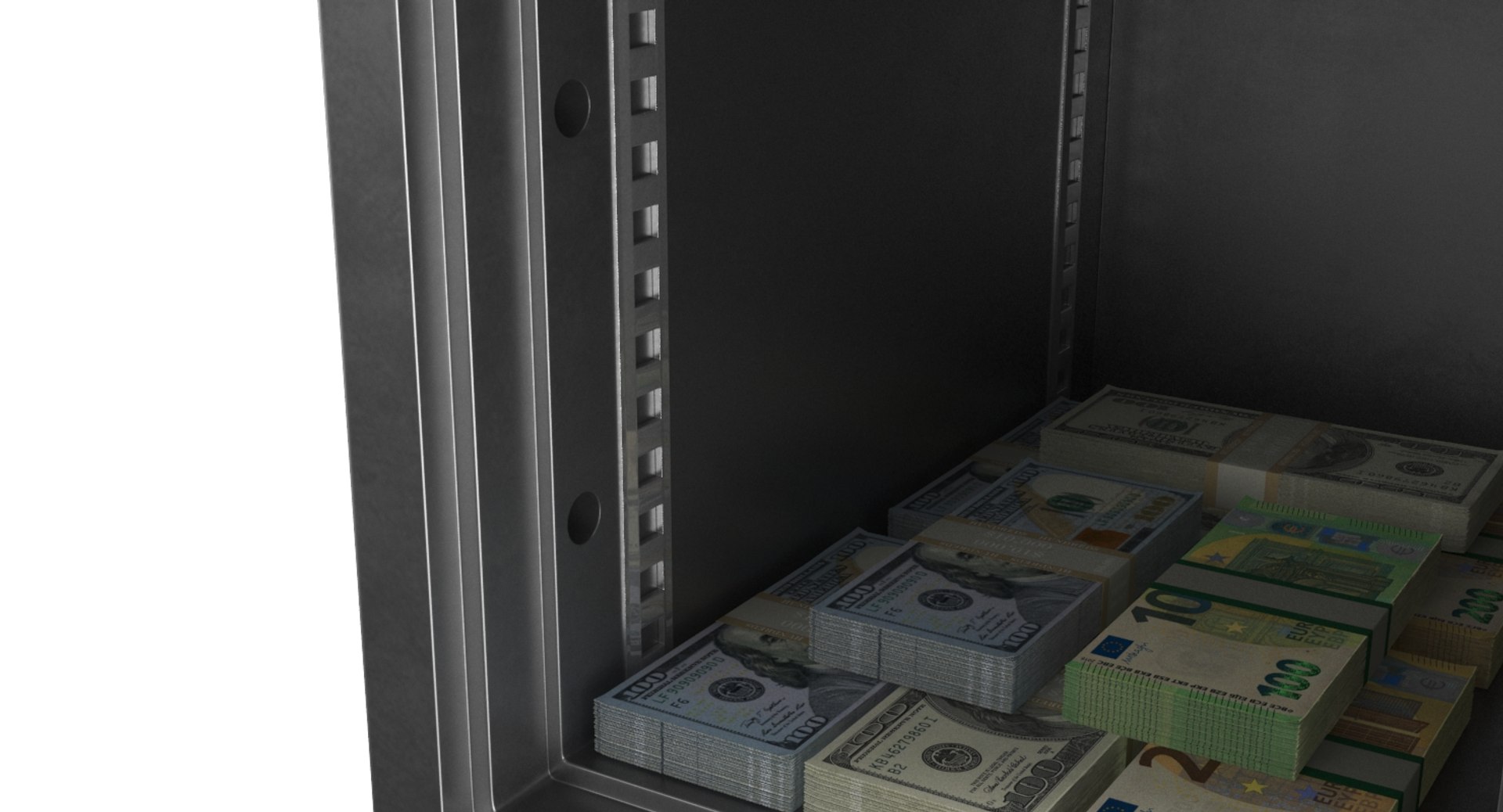 Real Money Safe 3D Model - TurboSquid 1387763