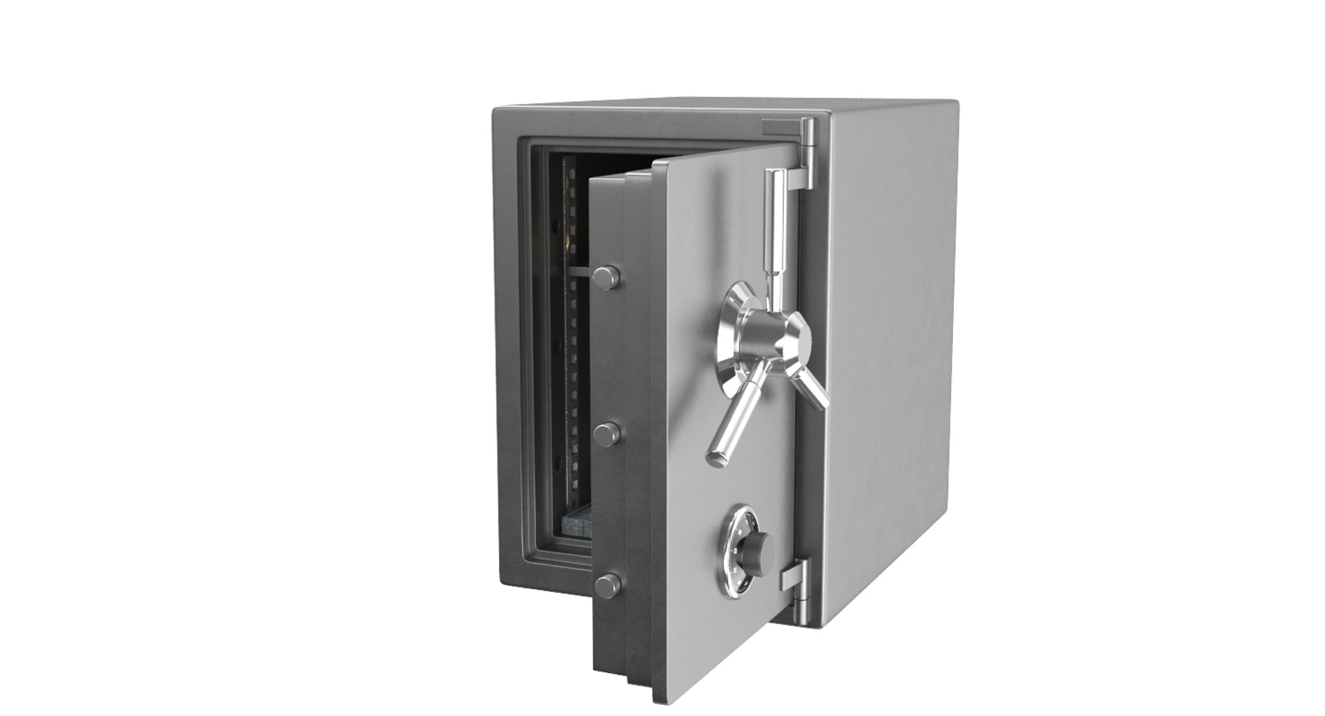 Real money safe 3D model - TurboSquid 1387763