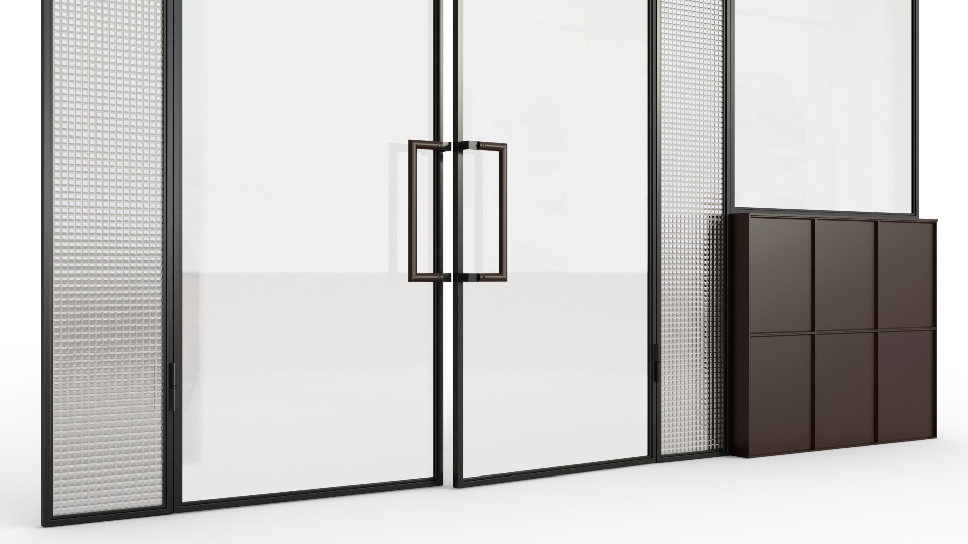 Glass Partition 9 3D Model - TurboSquid 1726360