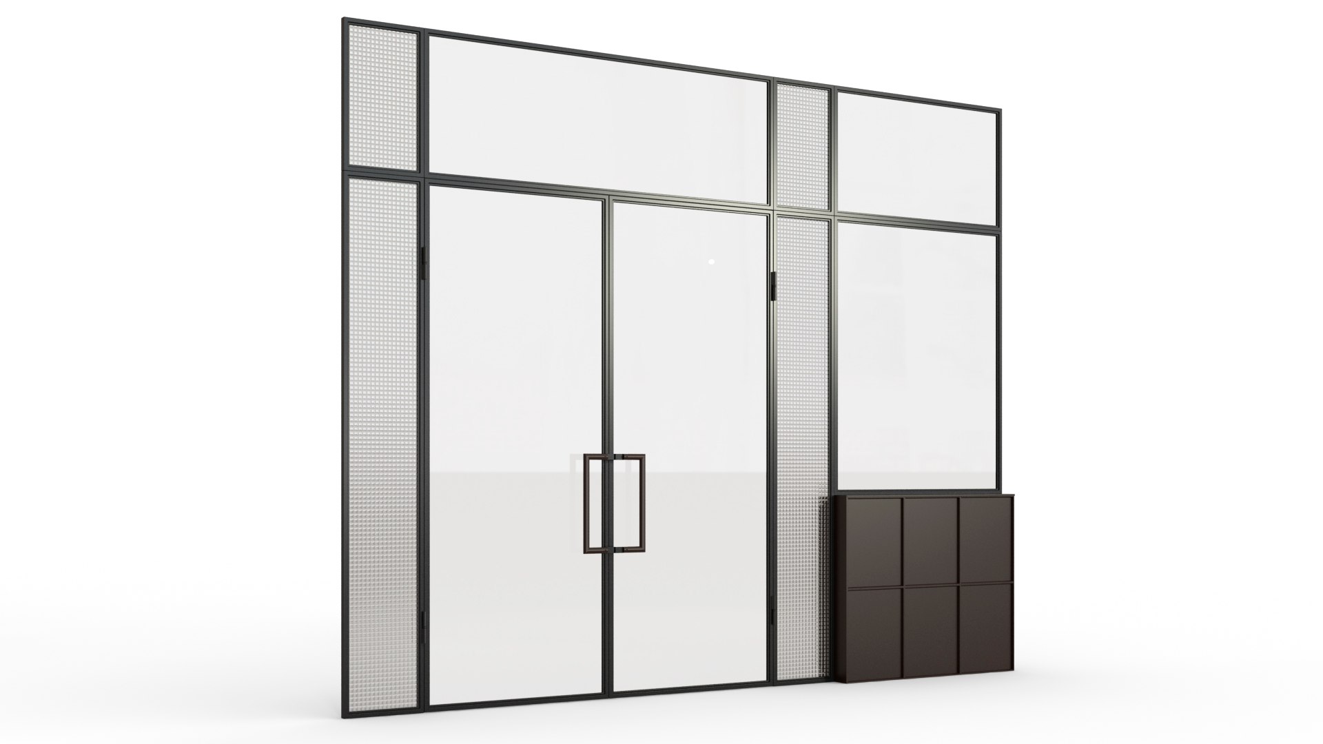 Glass Partition 9 3D Model - TurboSquid 1726360