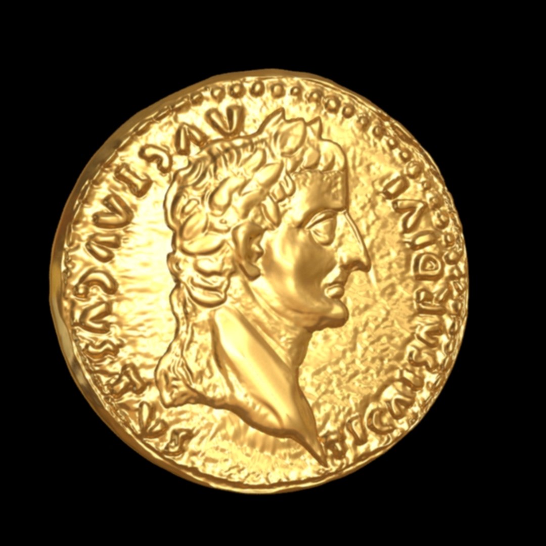 3D Coin Rome Old Model - TurboSquid 1357677