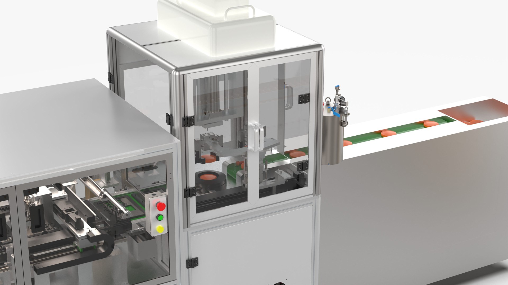 Automatic Candy Processing And Packaging Line 3D Model - TurboSquid 2065999