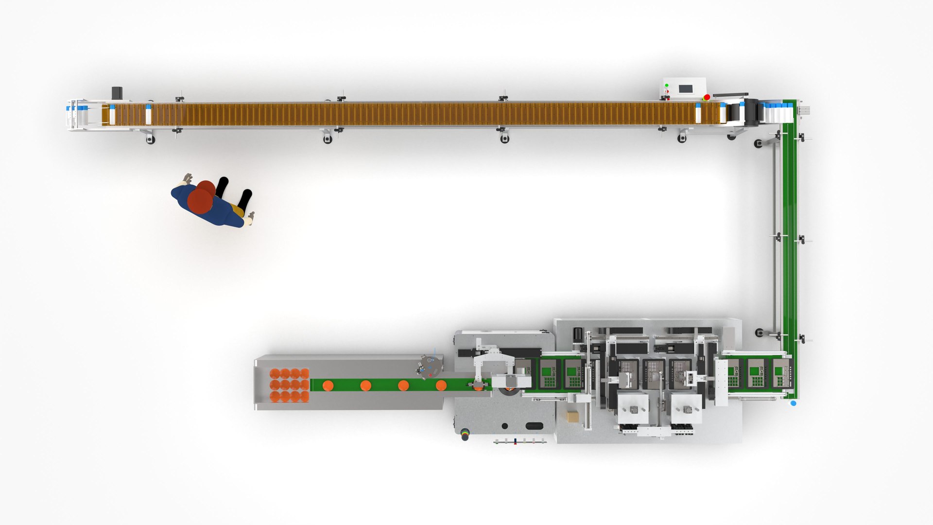 Automatic Candy Processing And Packaging Line 3D Model - TurboSquid 2065999