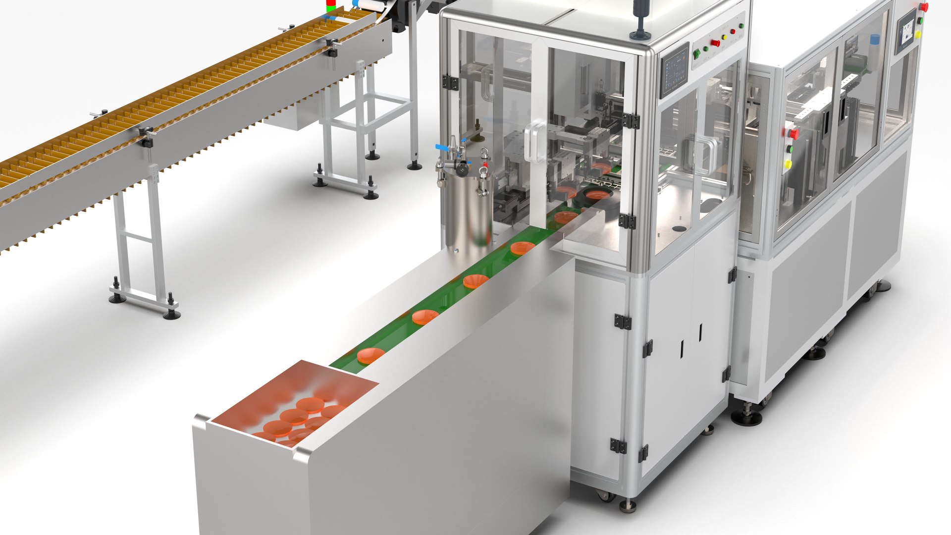 Automatic Candy Processing And Packaging Line 3D Model - TurboSquid 2065999