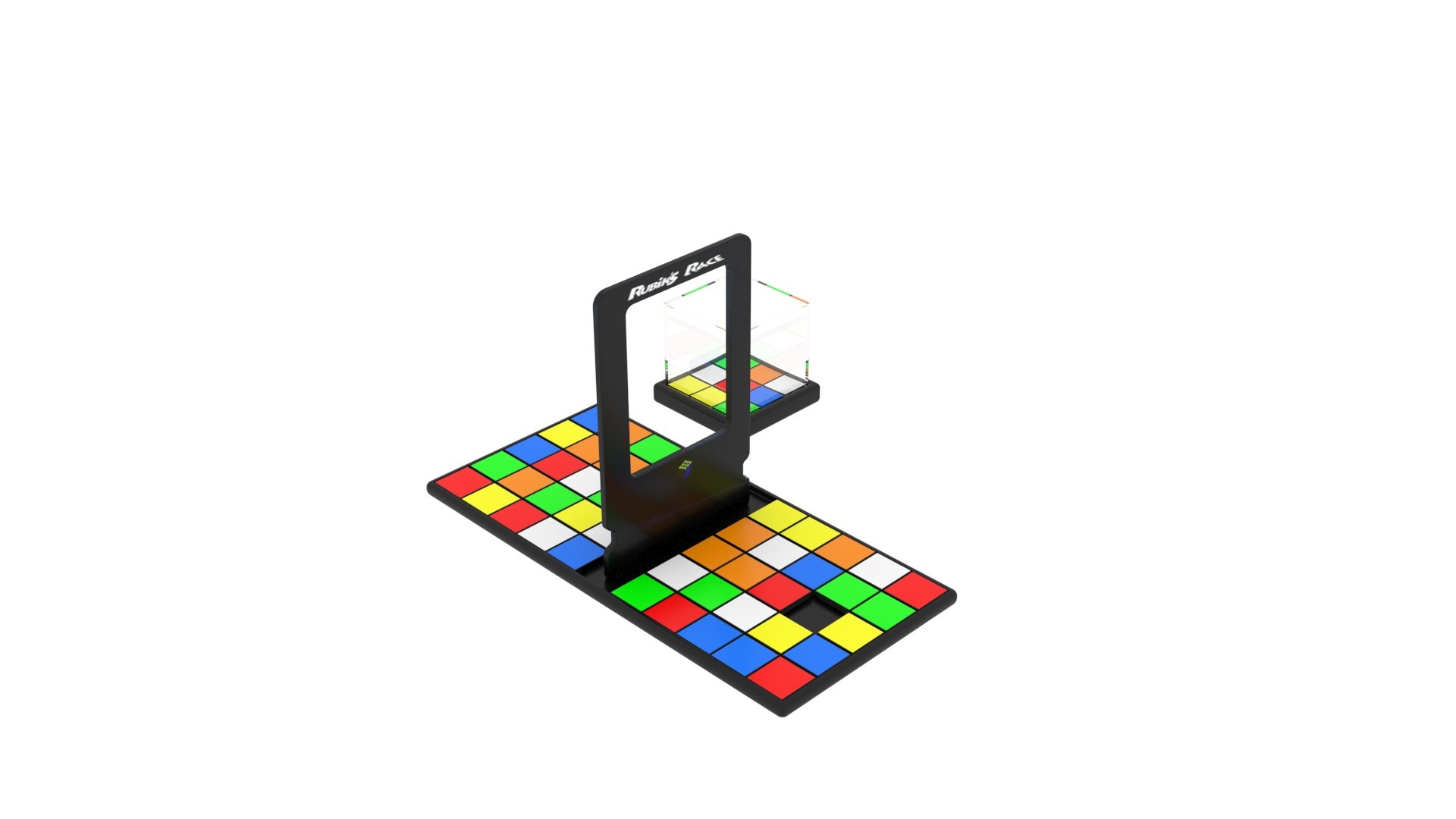 3D Rubiks Cube Racing Game - TurboSquid 1825647