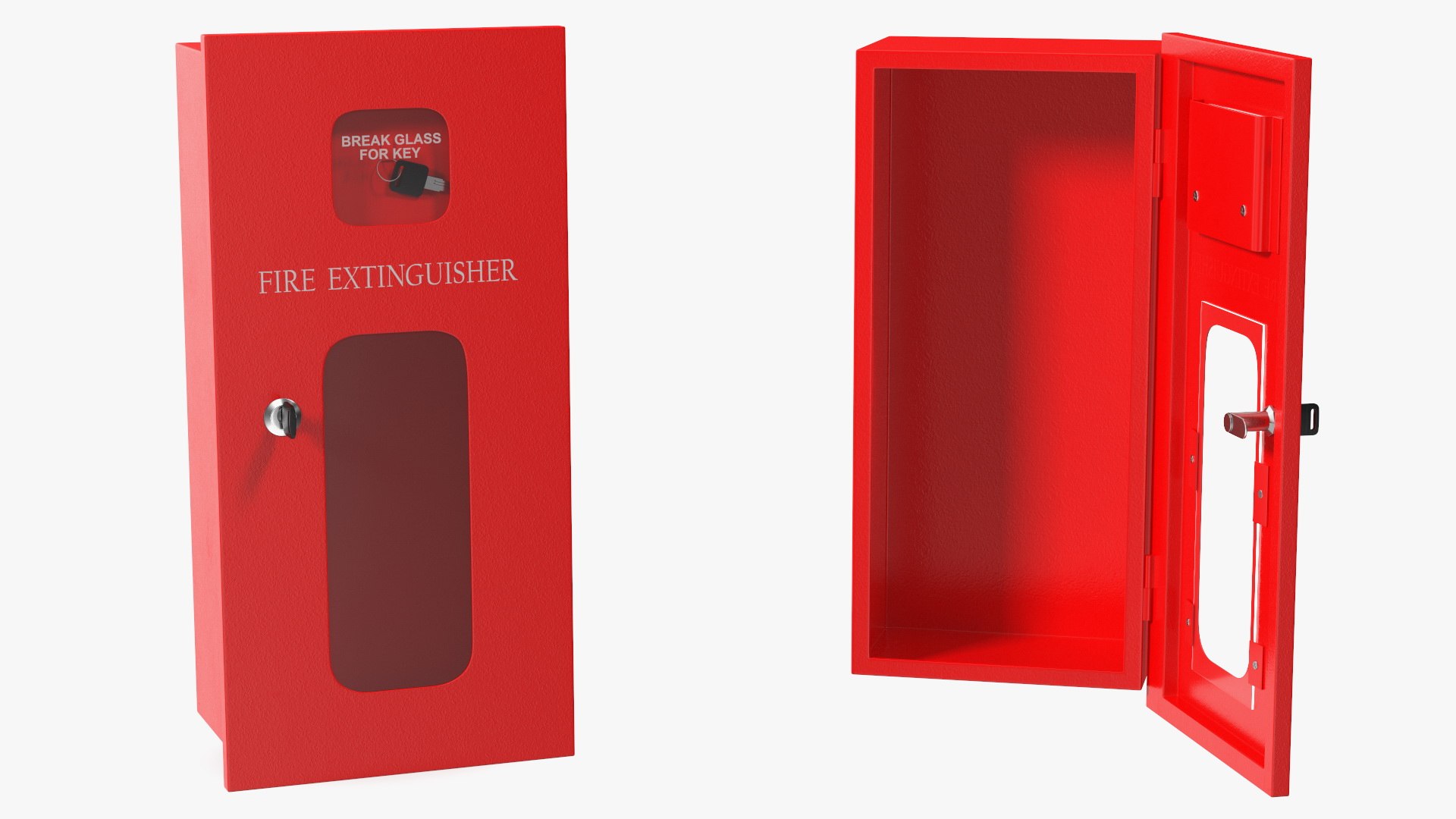 Extinguisher Box 3D Model - TurboSquid 1683443