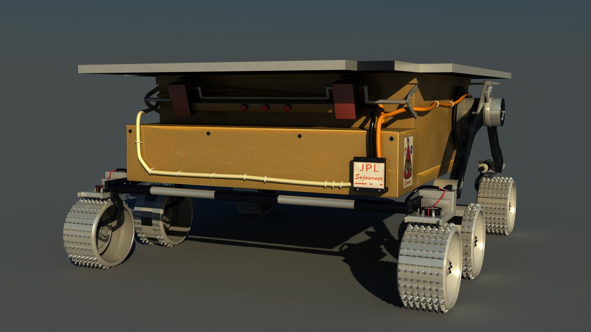 Mars Sojourner Rover 3d Model