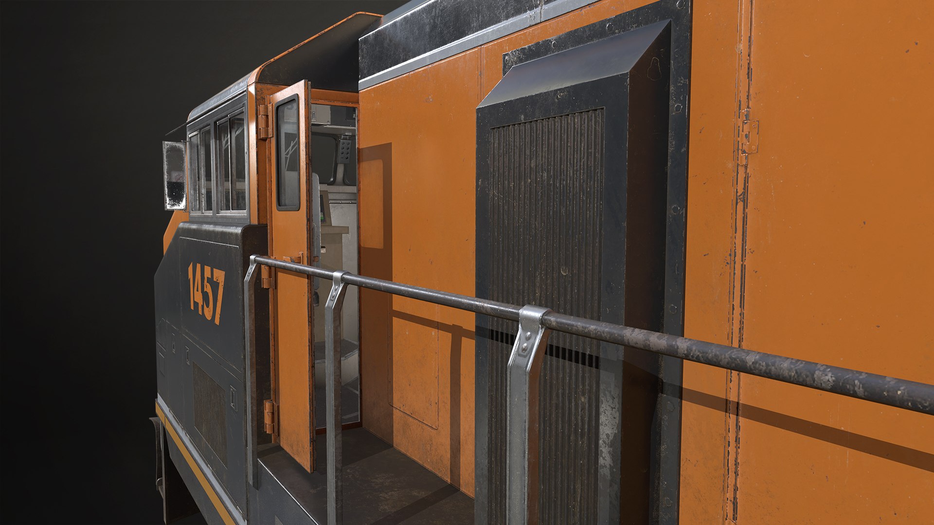 Diesel Locomotive - Low Poly Model - TurboSquid 2357820