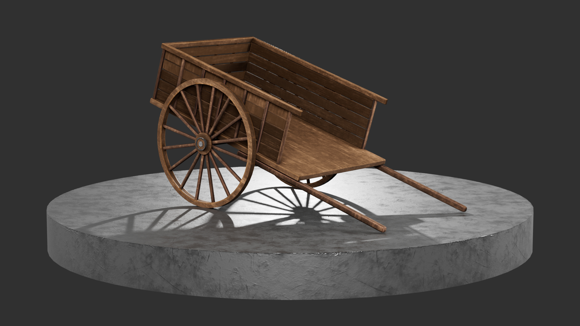 3D Medieval wagon - TurboSquid 2104466